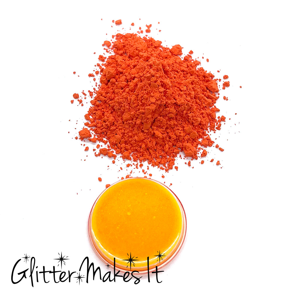 Orange To Yellow Thermal Mica - Glitter Makes It